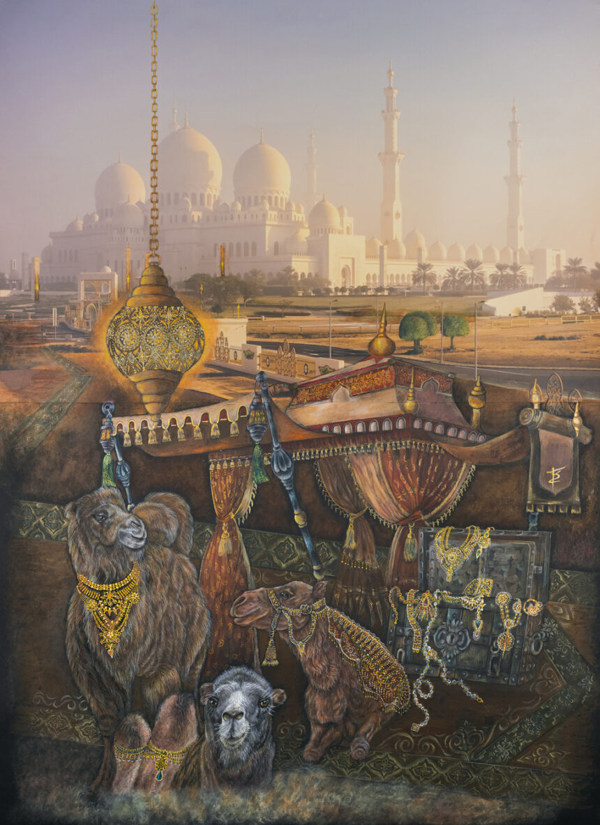 The arabic world – an oriental dream - Snake Art Fashion - Karin Schmid